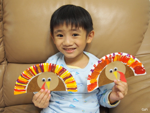 感恩節料理？！紙盤火雞端上桌 - 動手DIY - KidsPlay親子就醬玩