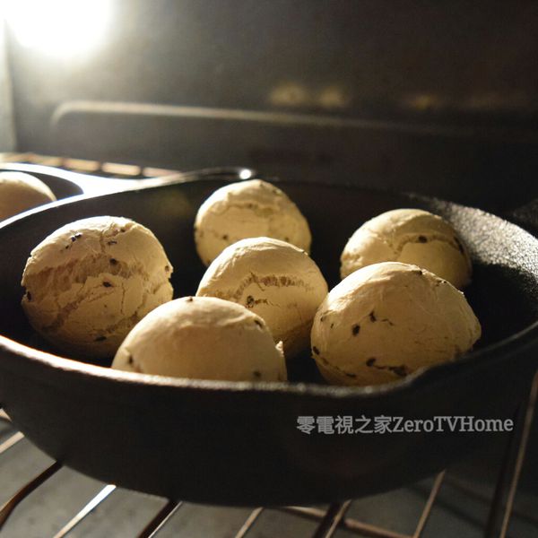 QQ口感好滋味！韓國麻糬麵包Sesame Tapioca Bread - 玩料理 - KidsPlay親子就醬玩