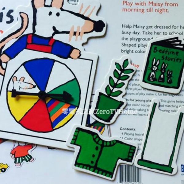 玩桌遊學英文：小鼠波波Maisy配對遊戲 (Maisy board game) - 玩中學 - KidsPlay親子就醬玩